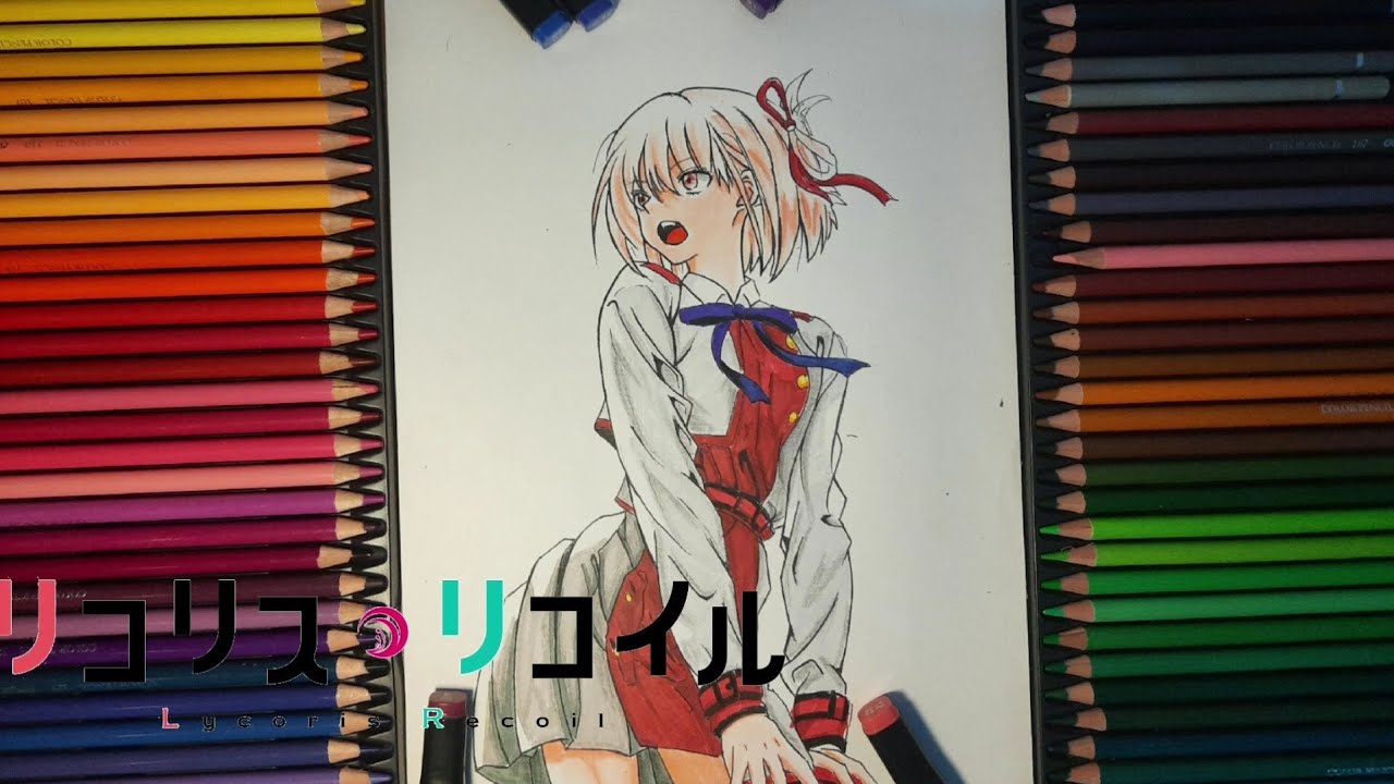 Drawing Chisato Nishikigi | Speed drawing Chisato - YouTube