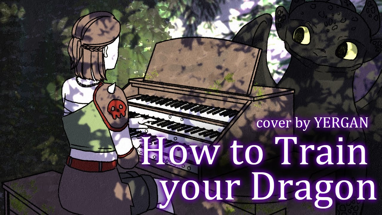 How to train your Dragon 'Flying Theme' Organ Cover - YouTube