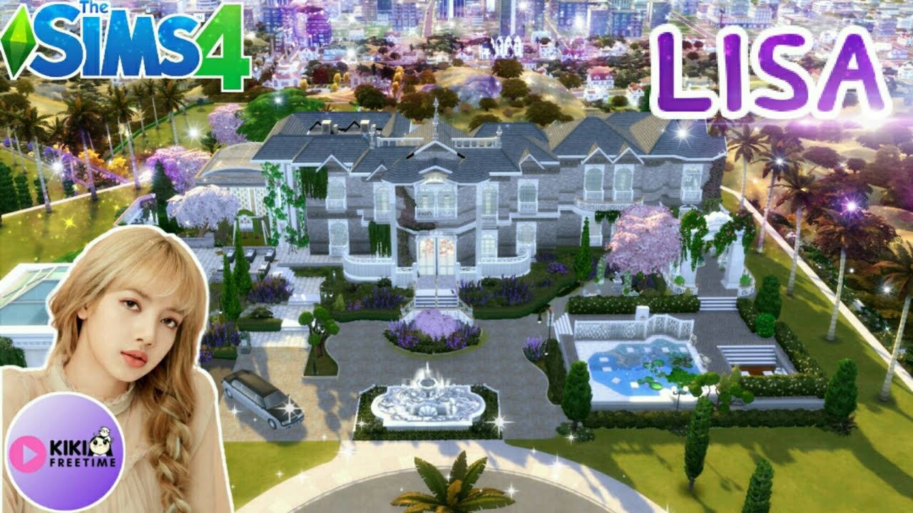 LISA BLACKPINK .The Sims 4 [สร้างคฤหาส์น] l Speed Build l NO CC - YouTube