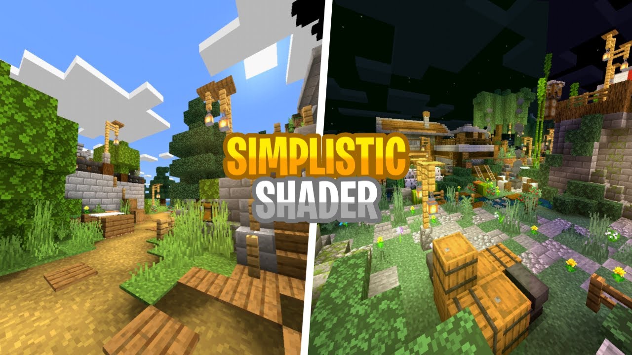 Simplistic Shader Mcpe 1.17!! Shader Mcpe Simple Dan Ringan Banget ...