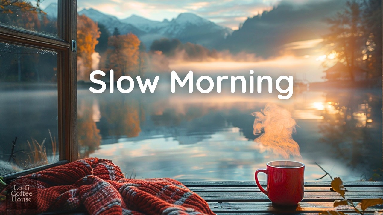 Slow Morning ☕ Lakeside Calm | LoFi Music for Deep Focus - YouTube