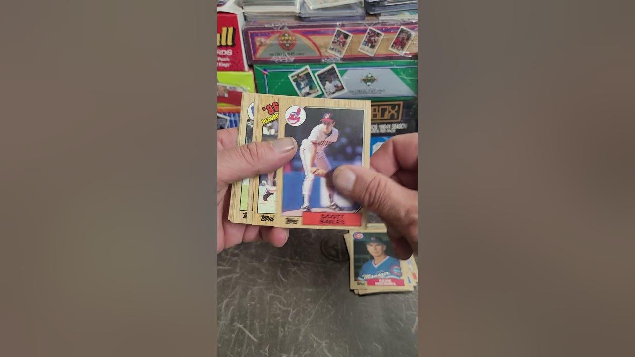Another 1987 Topps Baseball Card Wax Pack Opening #junkwax #rookiecards