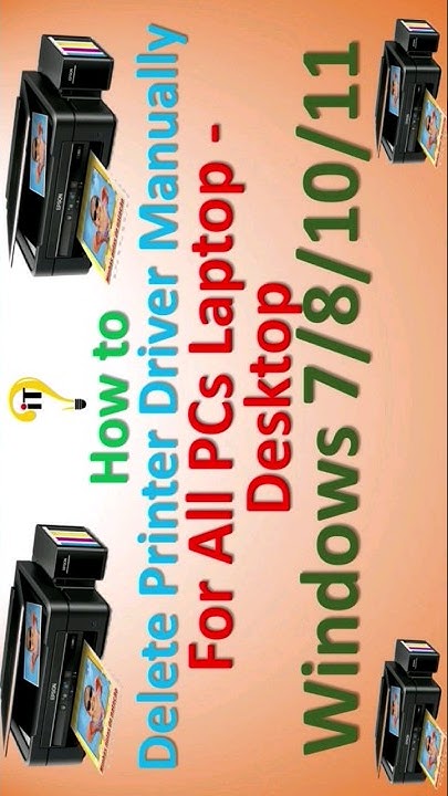 How To deleted Printer driver Manually And Fix Forever Printing Problem ...