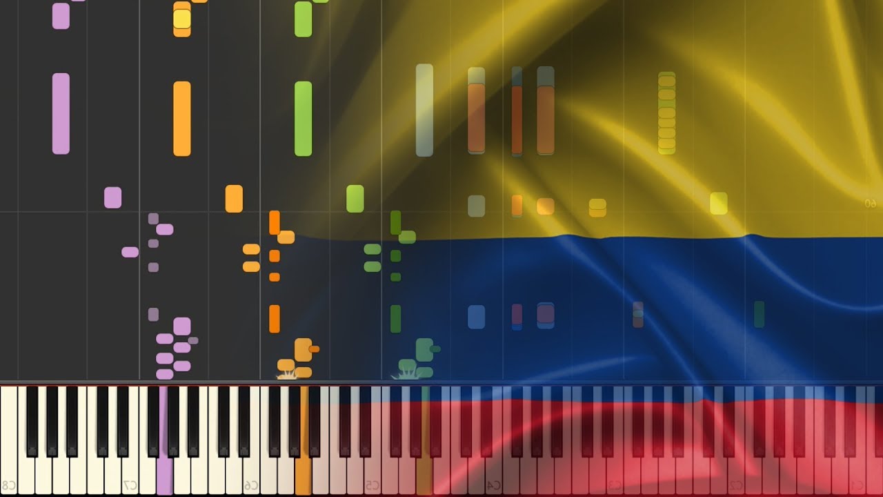 The National Anthem Of: Colombia [SYNTHESIA] - YouTube