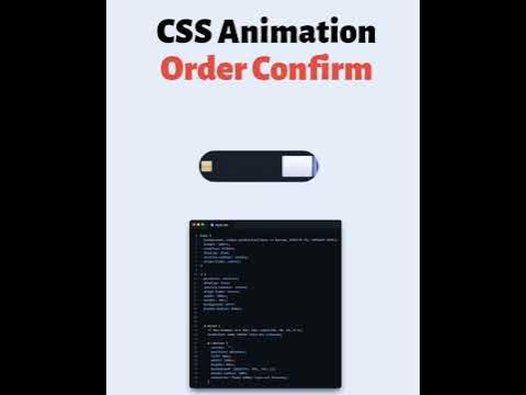 CSS animation Order Confirmation 👍#tutorial #javascript #design #short #html #css - YouTube