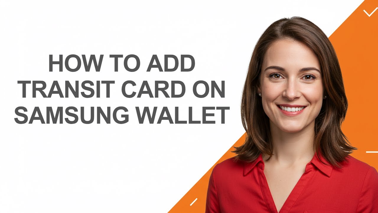How To Add Transit Card On Samsung Wallet - AshleyHowTo - YouTube