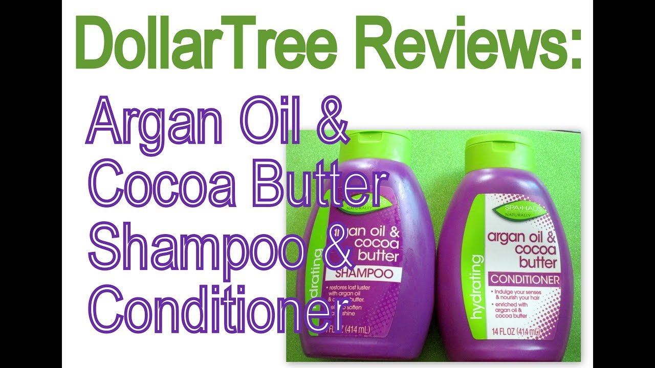 DollarTree Reviews: SpaHaus Argan Oil & Cocoa Butter Shampoo ...
