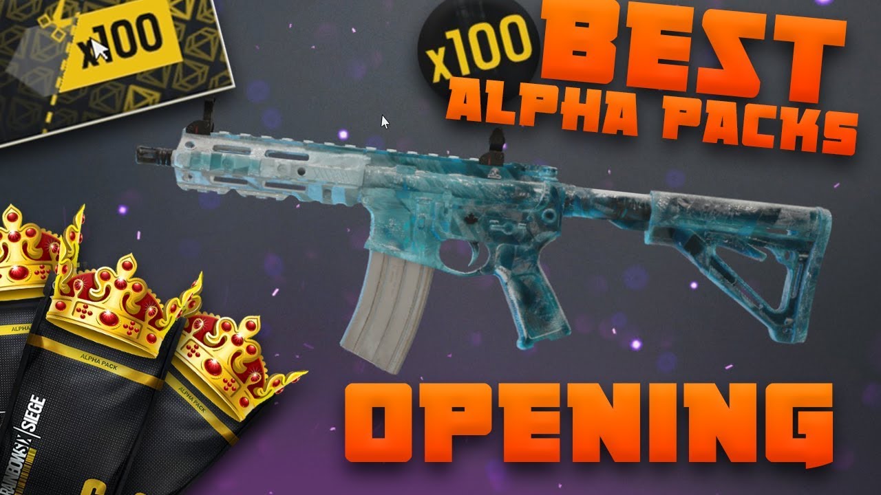 [RAINBOW SIX SIEGE] BEST ALPHA PACK OPENING!!! BLACK-ICE, LEGEND... w ...