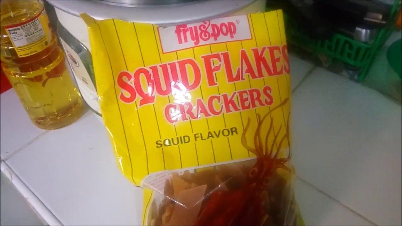 Consumer Review: Fry and Pop - Squid Flakes Cracker - YouTube