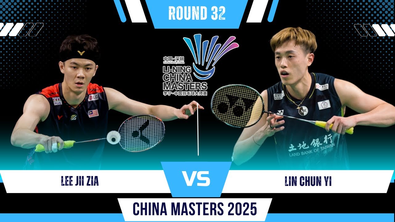 RETIRED! LEE Jii Zia (MAS) vs LIN Chun Yi (TPE) | China Masters 2025 ...