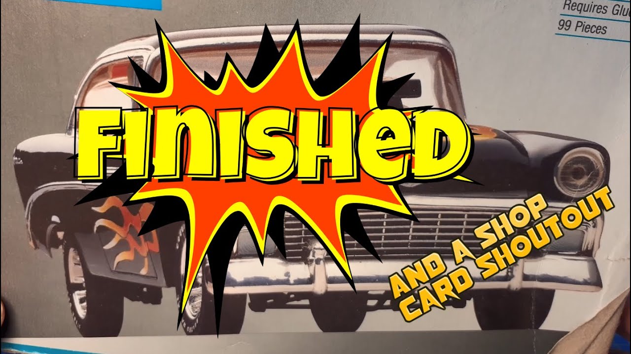 Shopcard shout out, and a finished model. - YouTube