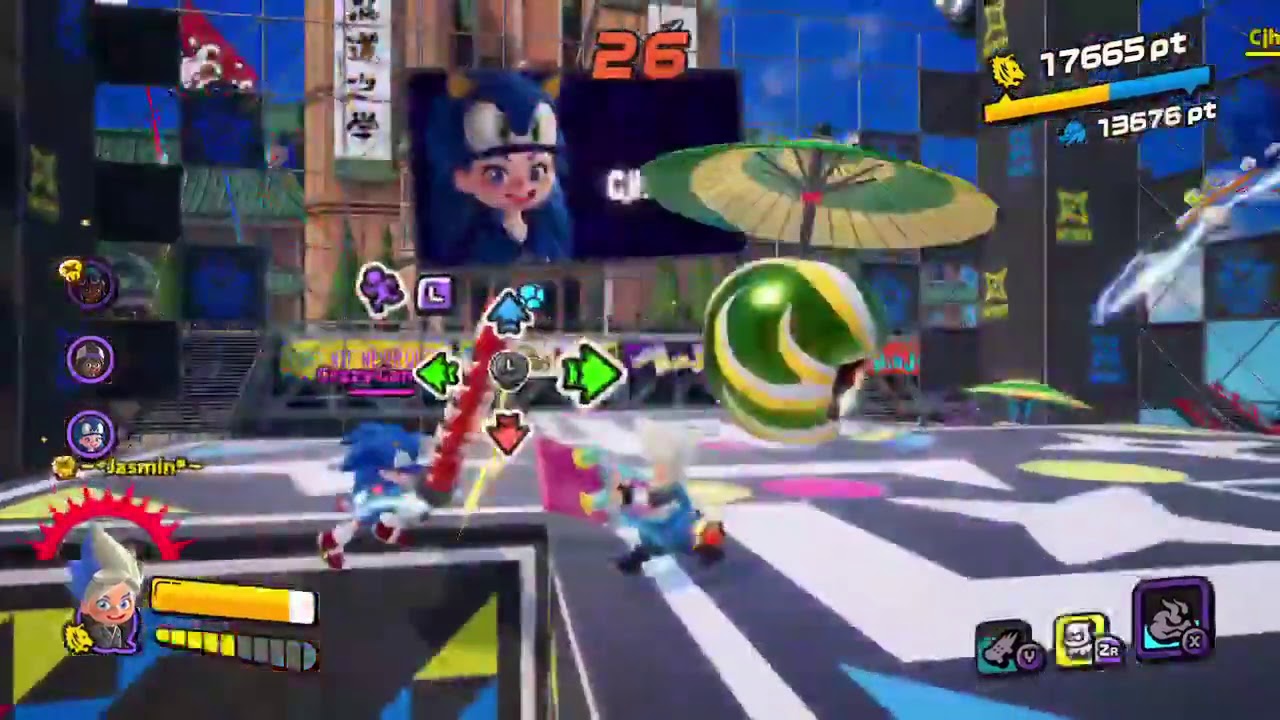 Ninjala gameplay - Battling one of SEGA employees - YouTube