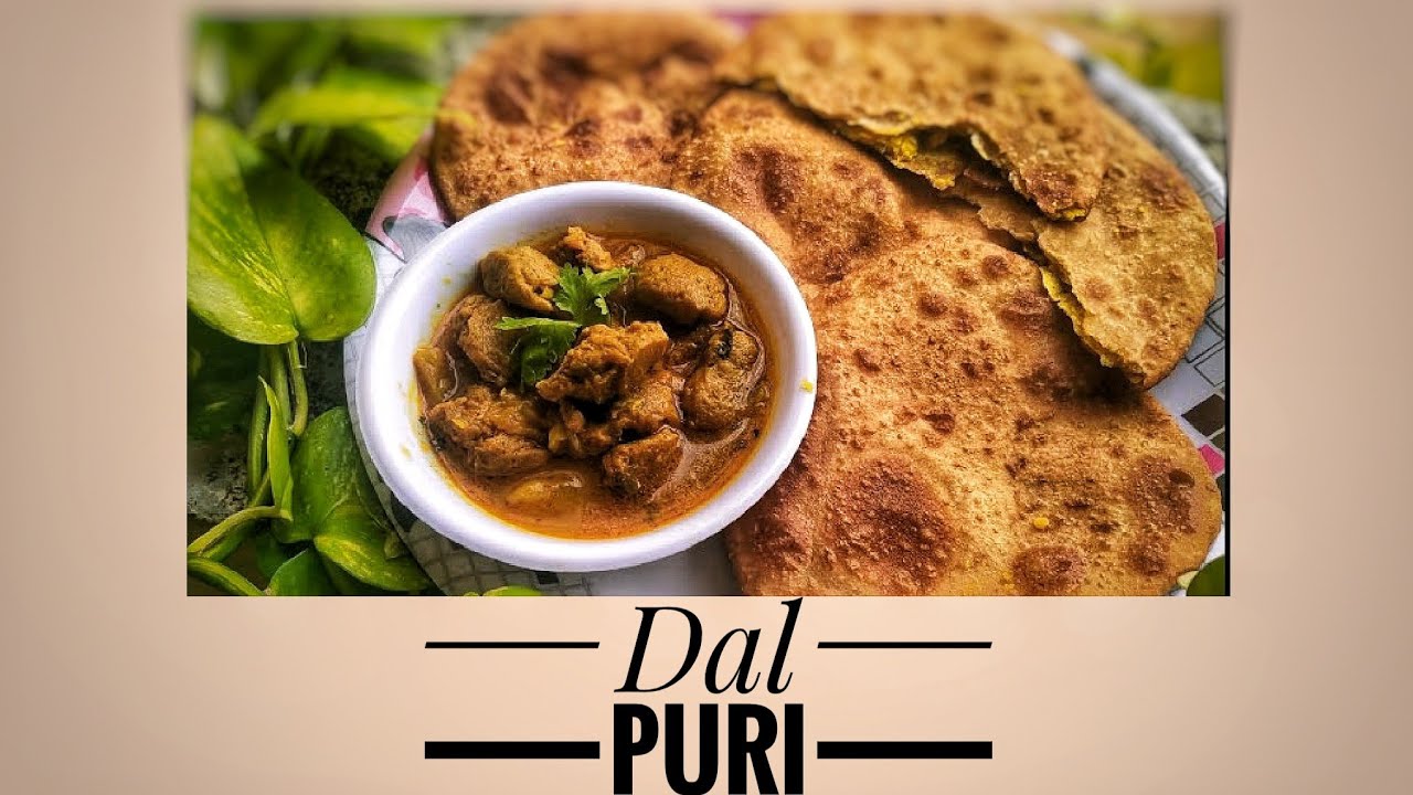 Dal Puri Recipe |Dal Puri | Masala Poori Recipe | How to make dal poori ...