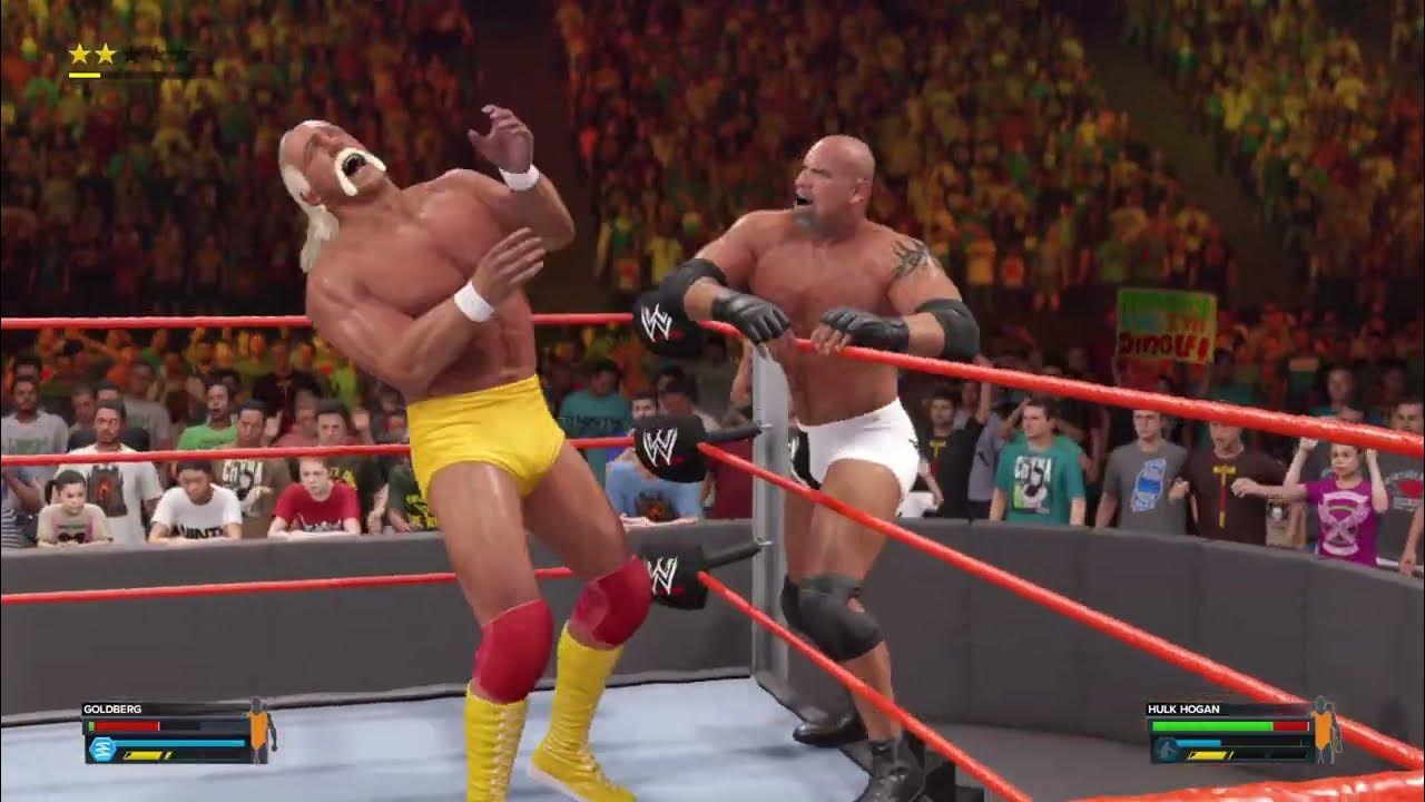 WWE 2K23 | PS4 | #09 - "Spear so nice they showed it twice!": Goldberg vs. Hulk Hogan - YouTube