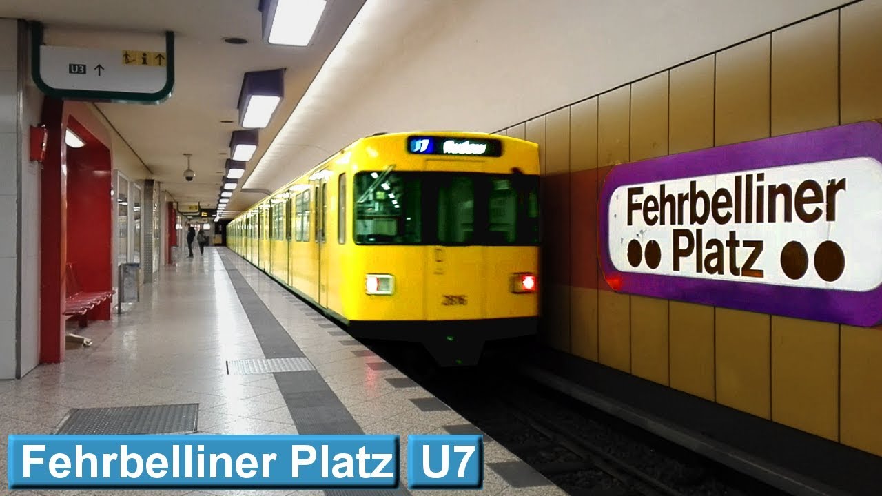 Fehrbelliner Platz U7 : U-Bahn Berlin ( BVG F87 - F92 ) - YouTube