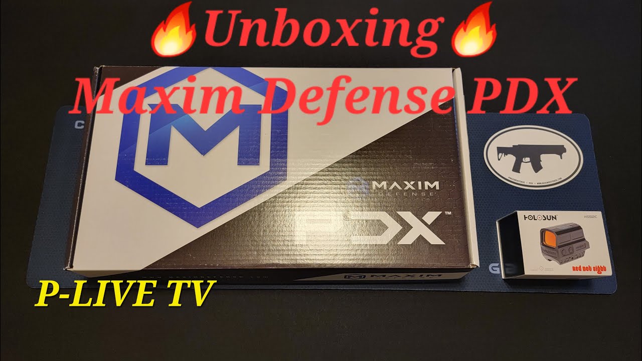 NEW UNBOXING - MAXIM DEFENSE PDX 300 BLACKOUT PISTOL, BEST PDW? # ...