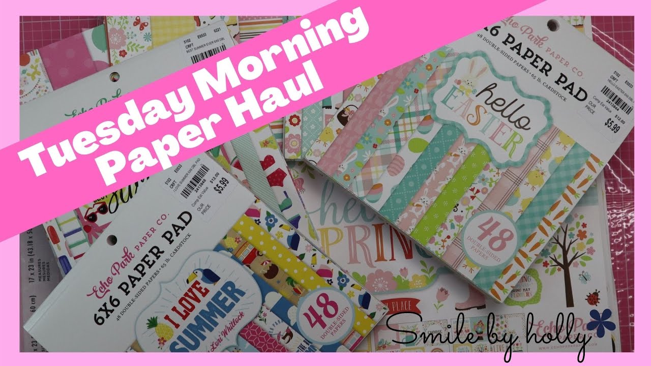 Tuesday Morning Paper Haul - YouTube