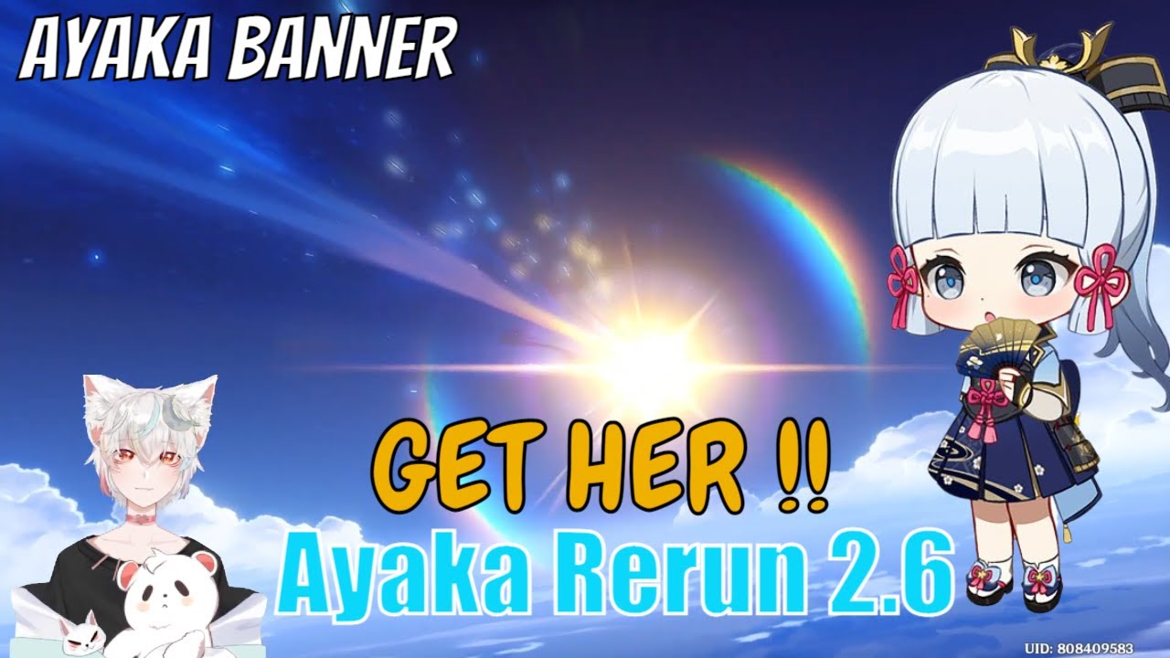 AYAKA RERUN BANNER! Ayaka Banner 2.6 & Mistsplitter Banner - YouTube