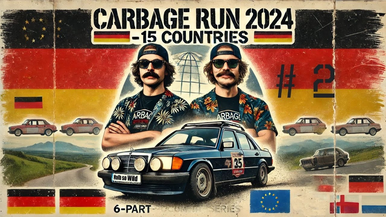 Carbage Run 2024 15 Länder in 5 Tagen - Der Halb So Wilde Bass Benz ...