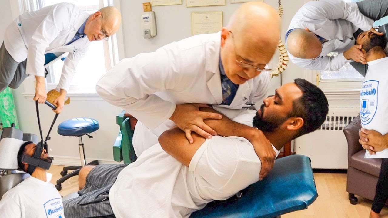 ASMR Satisfying *Chiropractic* Y-Strap Adjustment & Full Spine ...