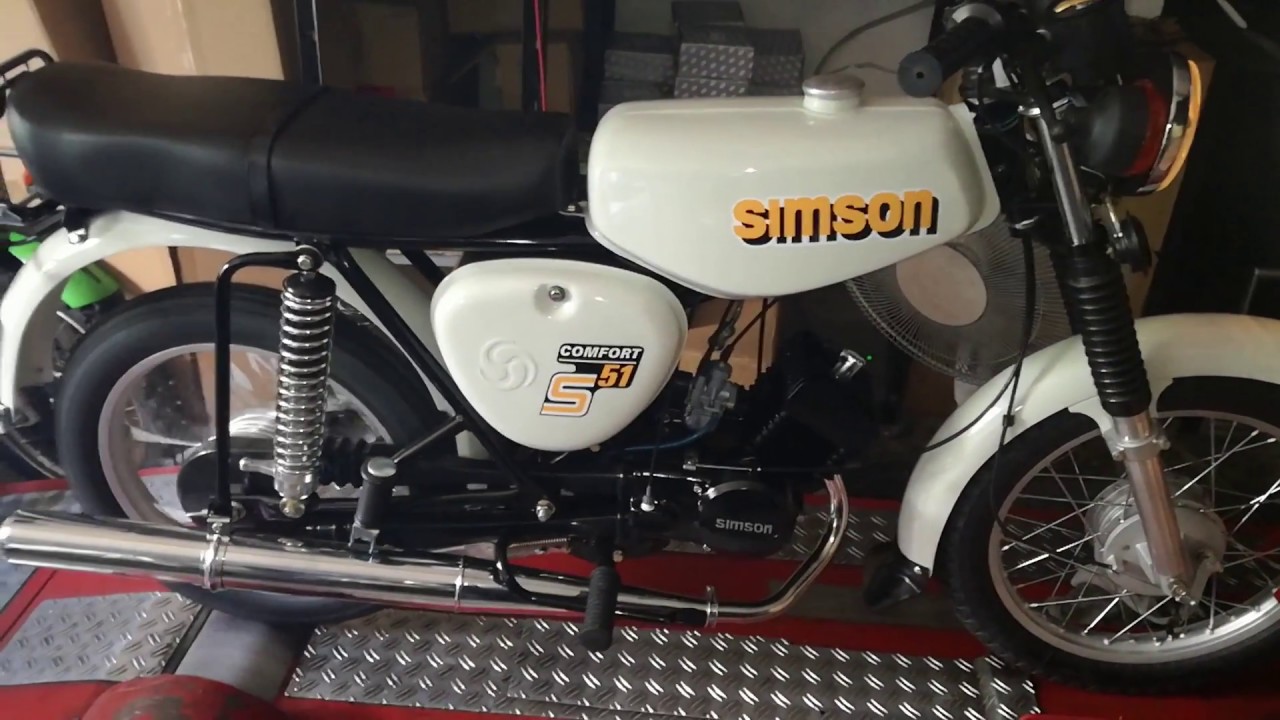 Simson s51 Comfort DDR 50ccm Zylinder Kit Prüfstand S.W. Simson Tuning ...