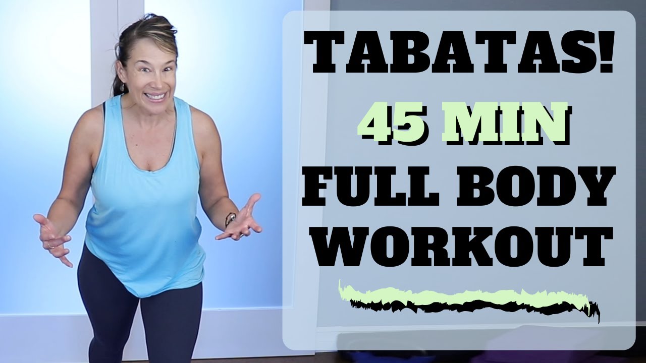 FULL BODY TABATA WORKOUT | 45 MINUTES - YouTube