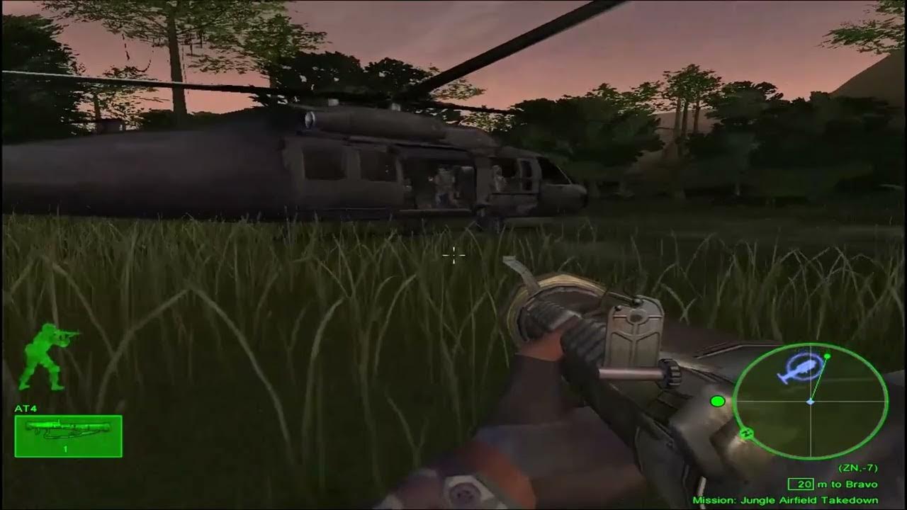 Delta Force Black Hawk Down Team Sabre - Colombia Mission 2 - Jungle Airfield Takedown ...