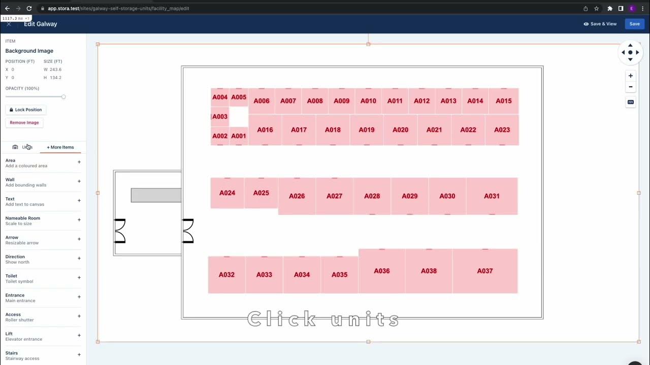 How to create your online self storage facility map based on an image ...