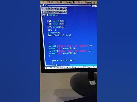 C program using Array#shorts #shortsvideo #viral #array #2023 #status - YouTube