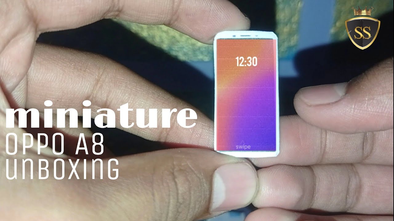 miniature oppo a8 unboxing||smallest phone||please subscribe - YouTube