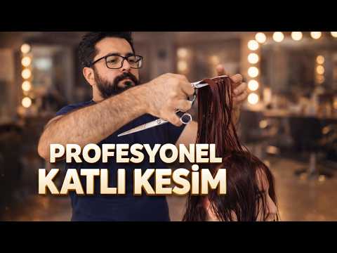 PERDE KAHKÜL KATLI SAÇ KESİMİ | HACİM VE HAREKET VEREN PROFESYONEL TEKNİK