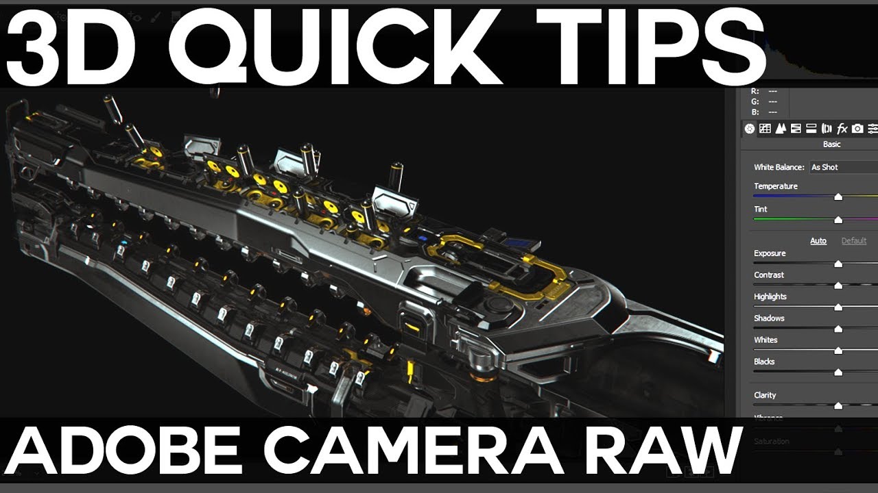 3D QUICK TIPS: Photoshop Camera Raw Filter - YouTube