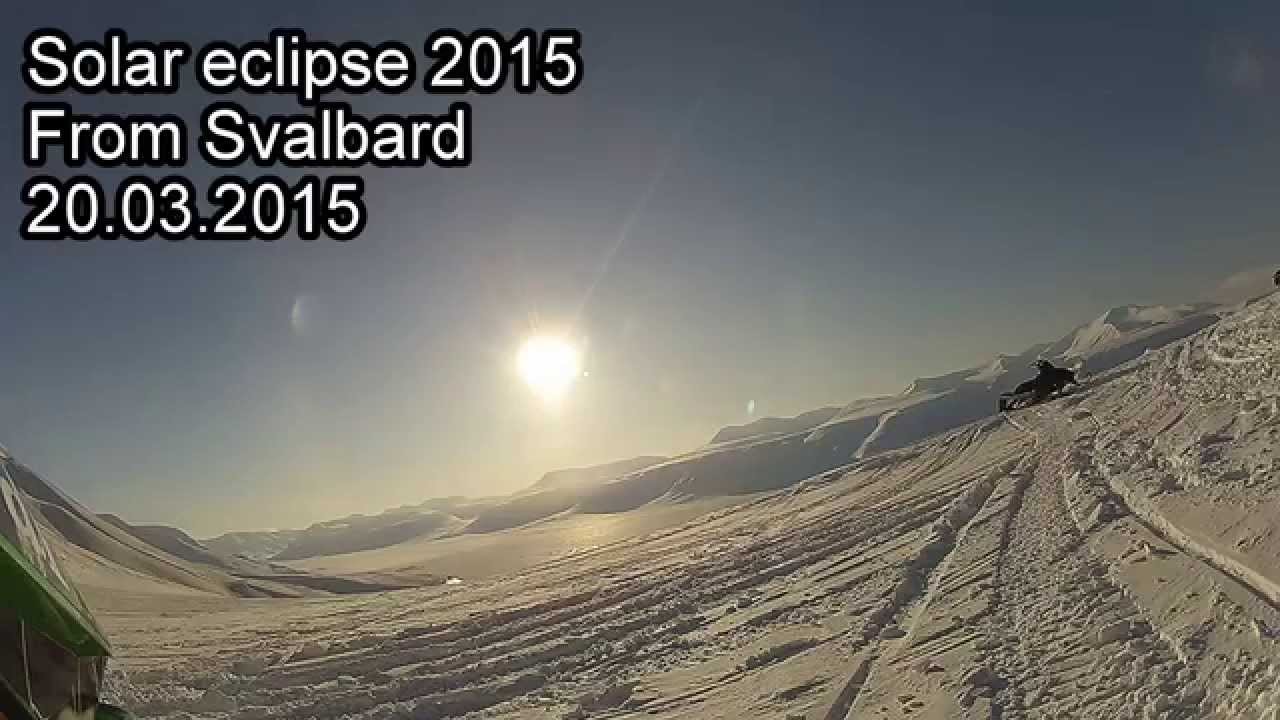 Solar eclipse from Svalbard 2015 - YouTube