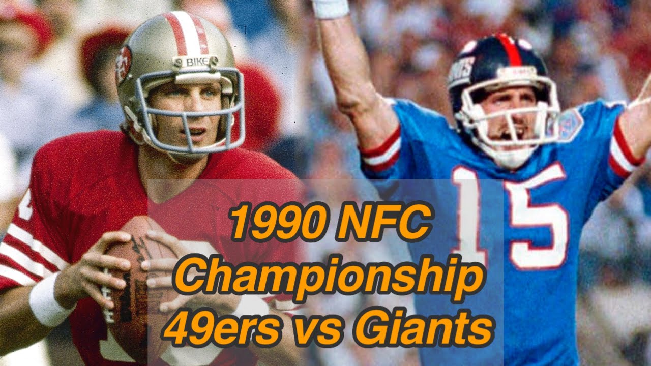 1990 NFC Championship, New York Giants vs San Francisco 49ers, #sports ...