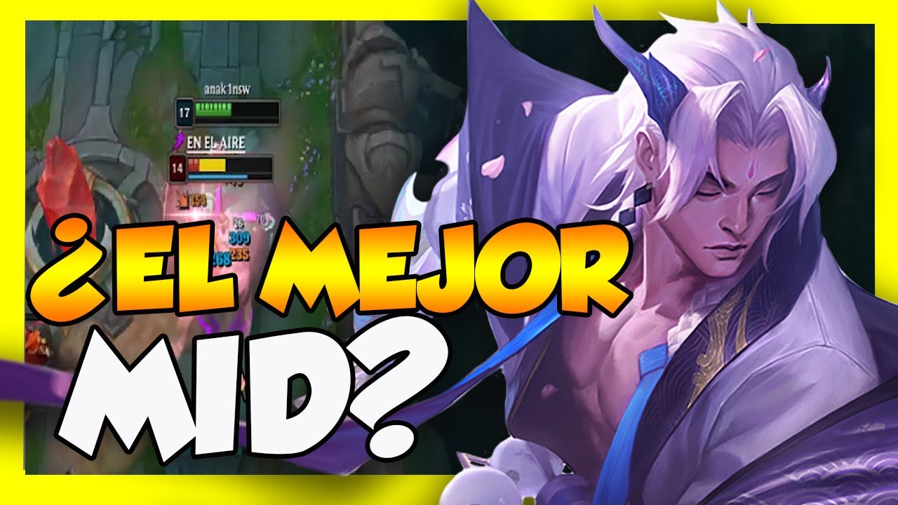 😼¿EL MEJOR MID DEL JUEGO? PARTIDA DIDACTIRA YONE, GUIA YONE S10 COMO ...