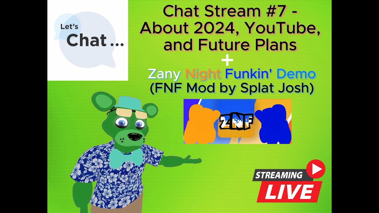 Livestream | About 2024, YouTube, and Future | Chat Stream #7 + Zany ...