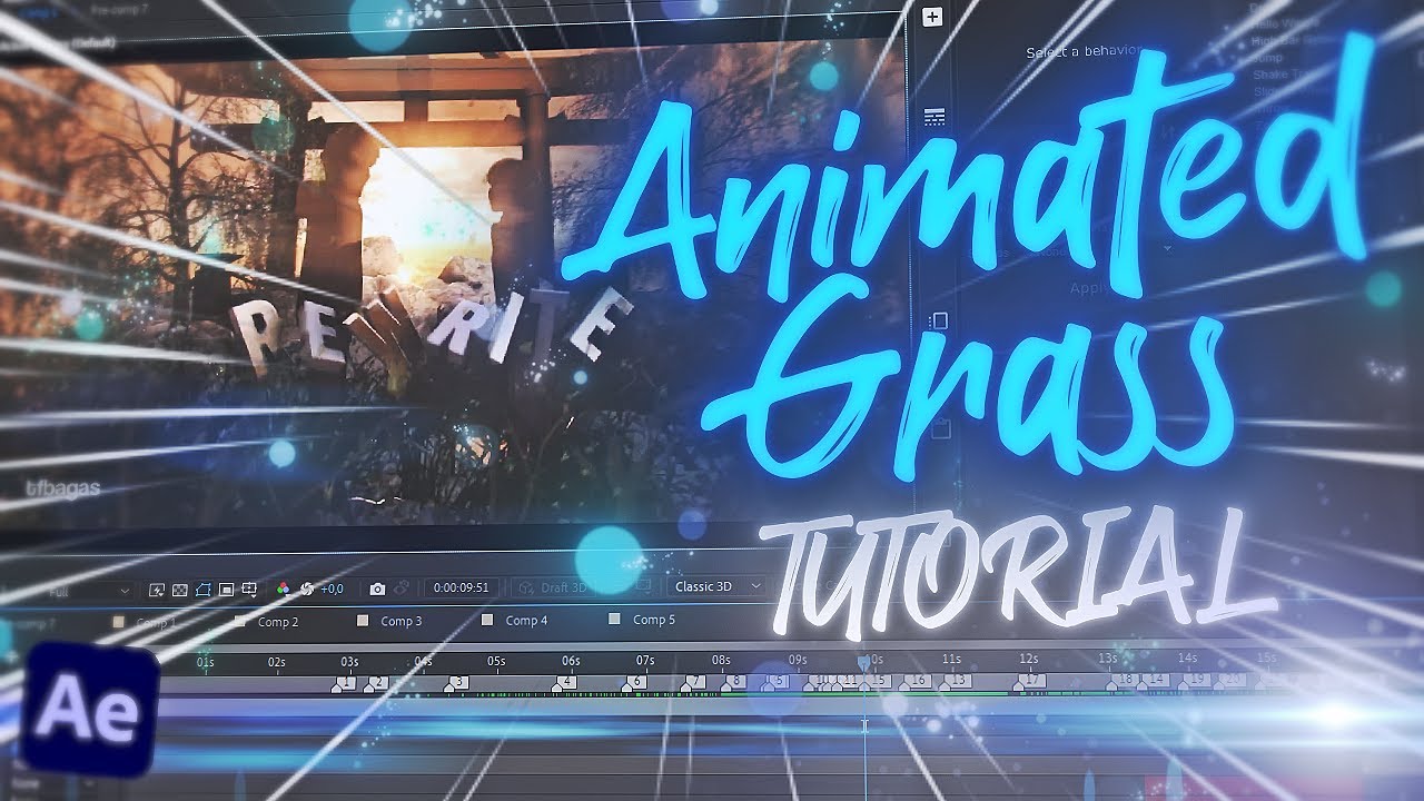How to Make Realistic 3D Animated Grass in After Effects | After ...