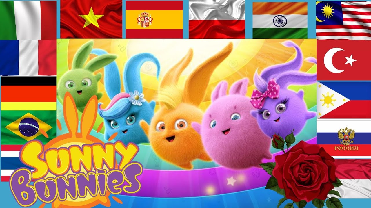 Sunny Bunnies in different languages meme/Part2 - YouTube