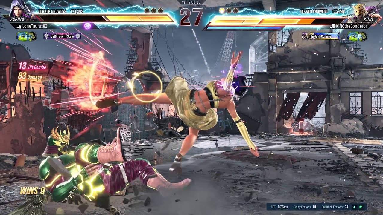 Tekken 8 - Season 2 - Match Clip - Zafina makes a Soaring comeback on ...