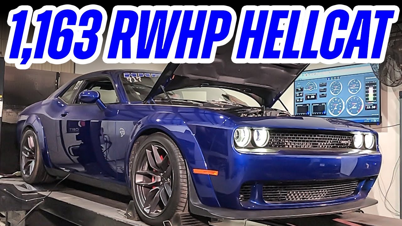 1,163 RWHP Hellcat - 3.0L Whipple - YouTube