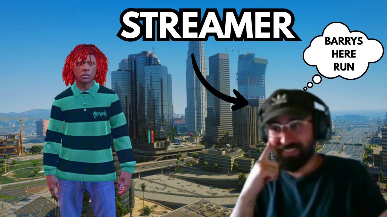 Barry Dingle Trolls Streamers On FIVEM #6 - YouTube