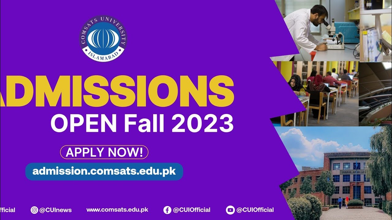 COMSATS Offered Programs || how to apply in COMSATS || Fee Structure # ...