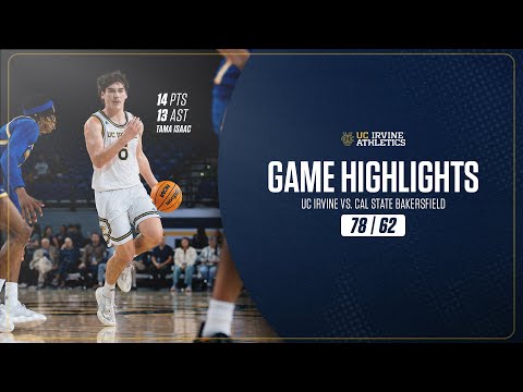 UCI Men's Basketball vs. Cal State Bakersfield | 2.5.2026 | Highlight Melt