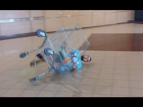 Funniest Shopping cart FAIL - YouTube
