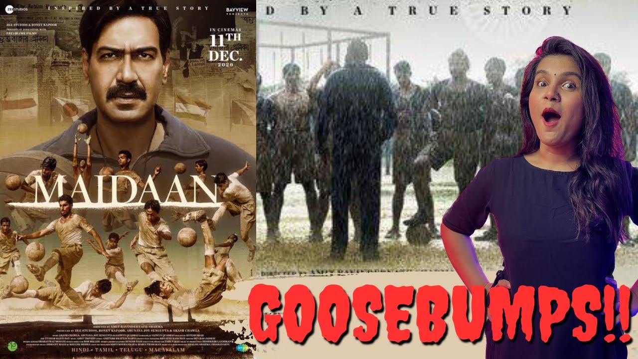 Ajay Devgan's new blockbuster Maidan Teaser Review | A.R Rahman Music ...