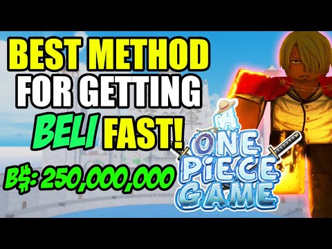 How To Get Beli in A One Piece Game - Best Beli Making Method - YouTube