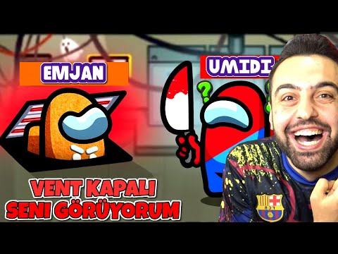 OYUN BUGA GİRDİ ! VENTİN İÇİ GÖZÜKTÜ ! KATİLİ GÖRDÜM ! AMONG US !