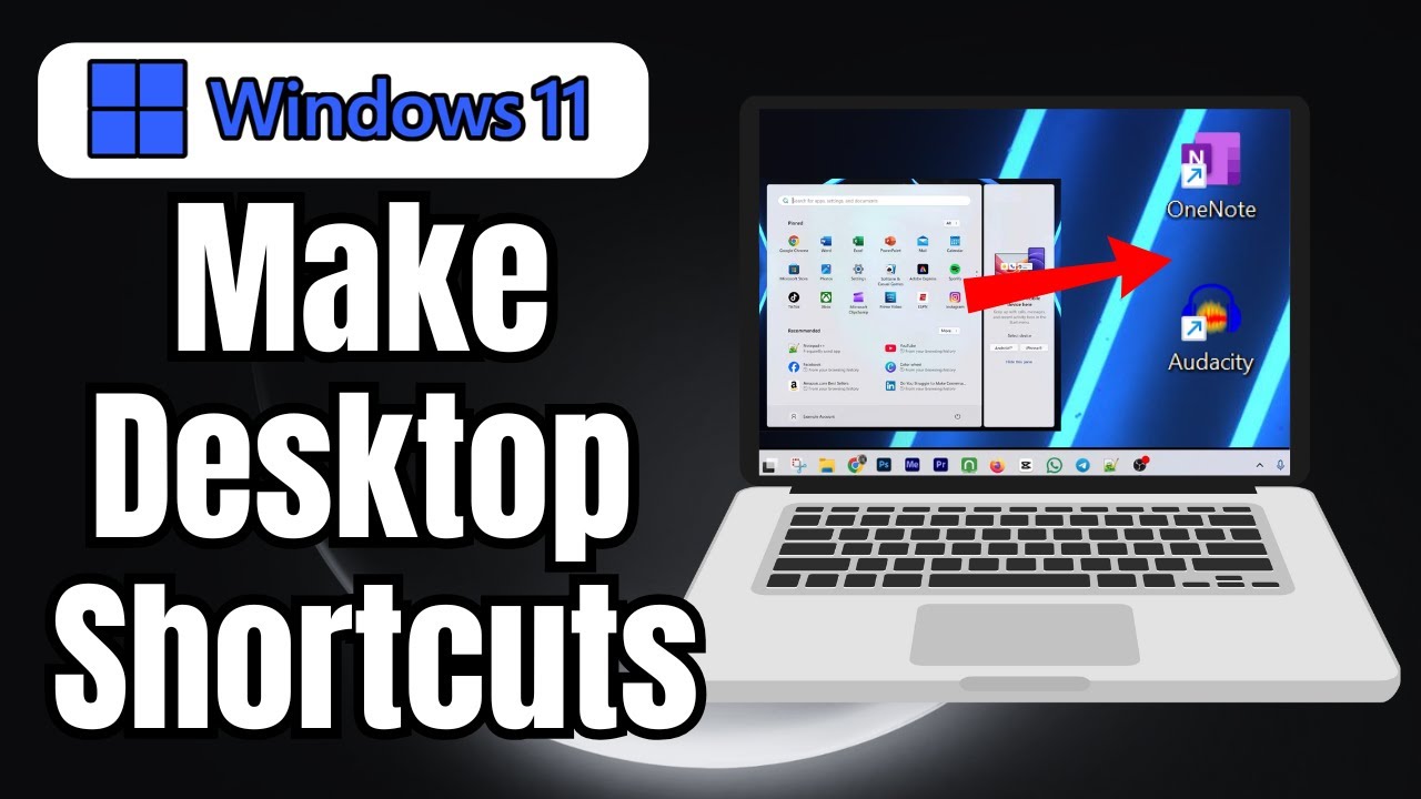 How to Add App Shortcut to Desktop Windows 11 (Quick Guide) - YouTube