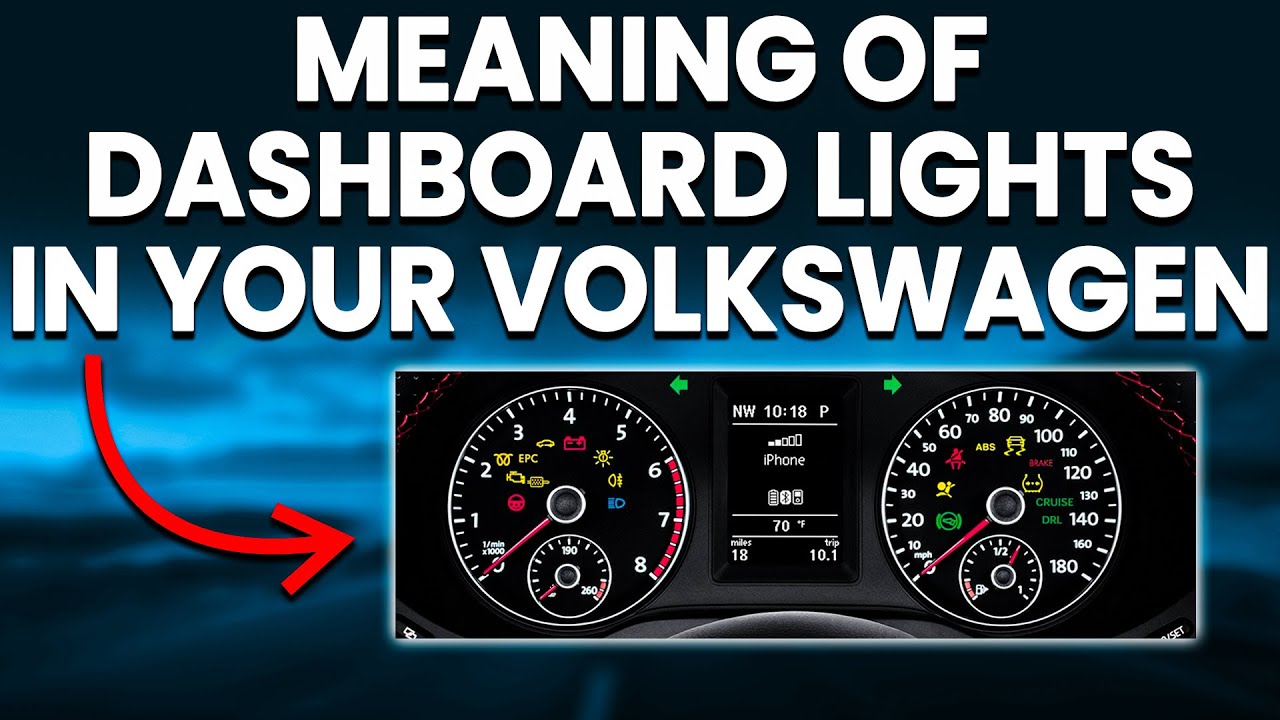 Volkswagen Dashboard Lights Explained - YouTube