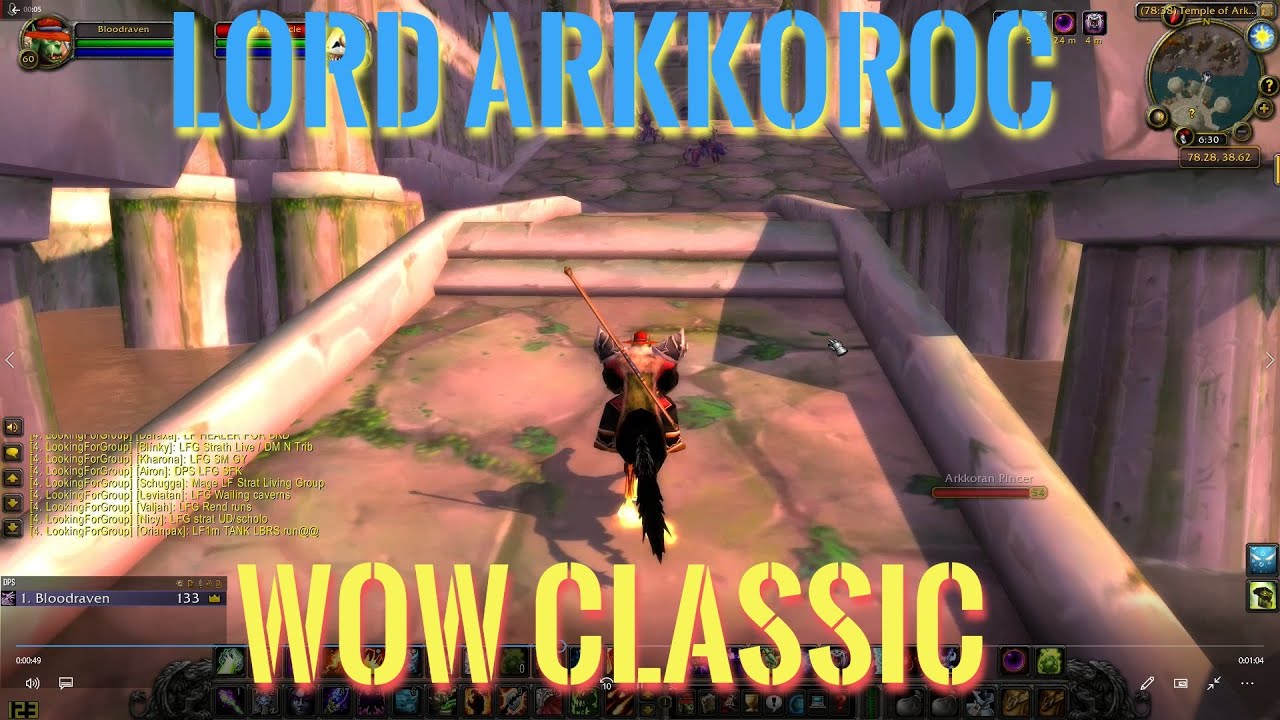 WoW Classic/The Name of the Beast/Lord Arkkoroc - YouTube